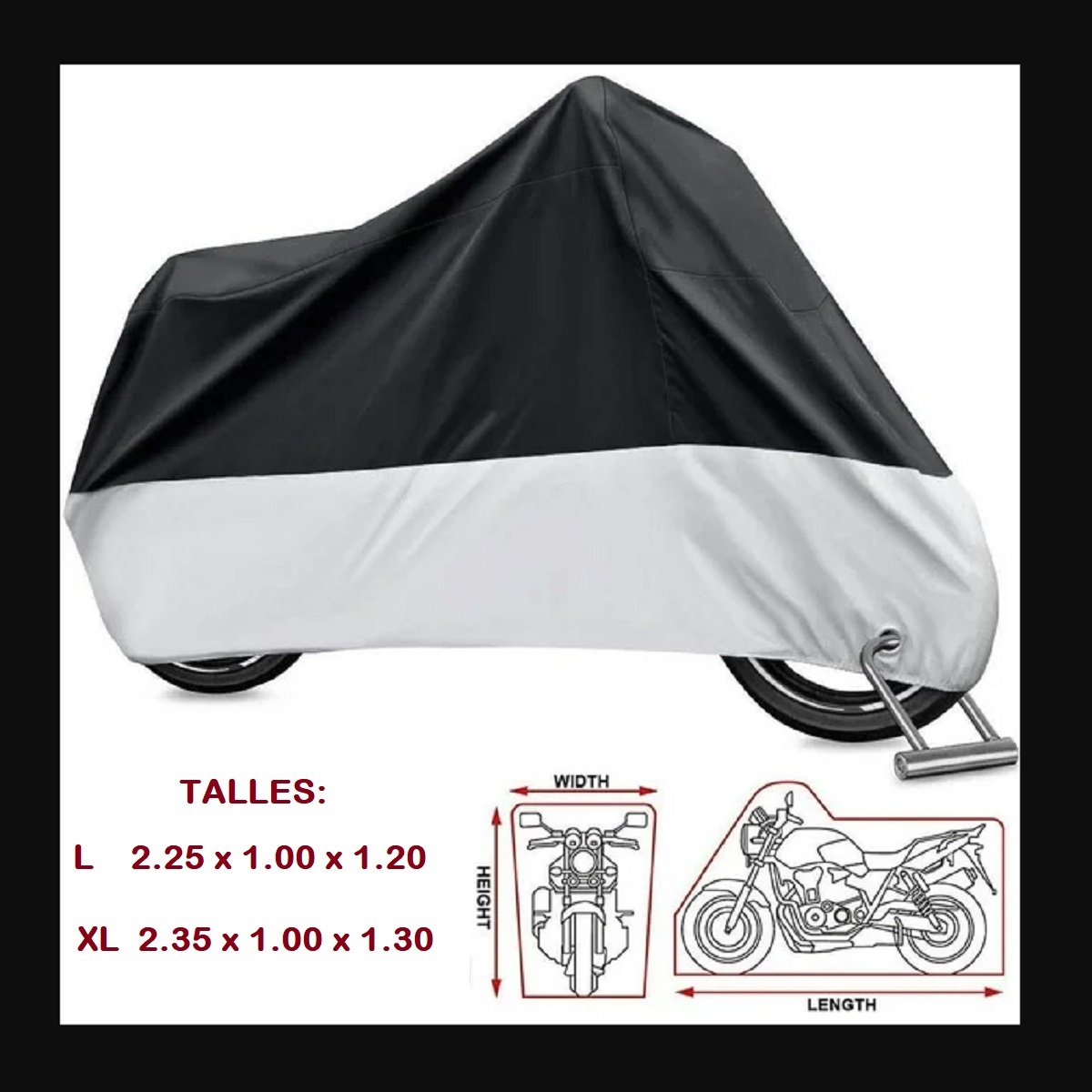 Funda Cubre Moto Talle Xl (tela Economica) - Motoshop Respuestos y ...