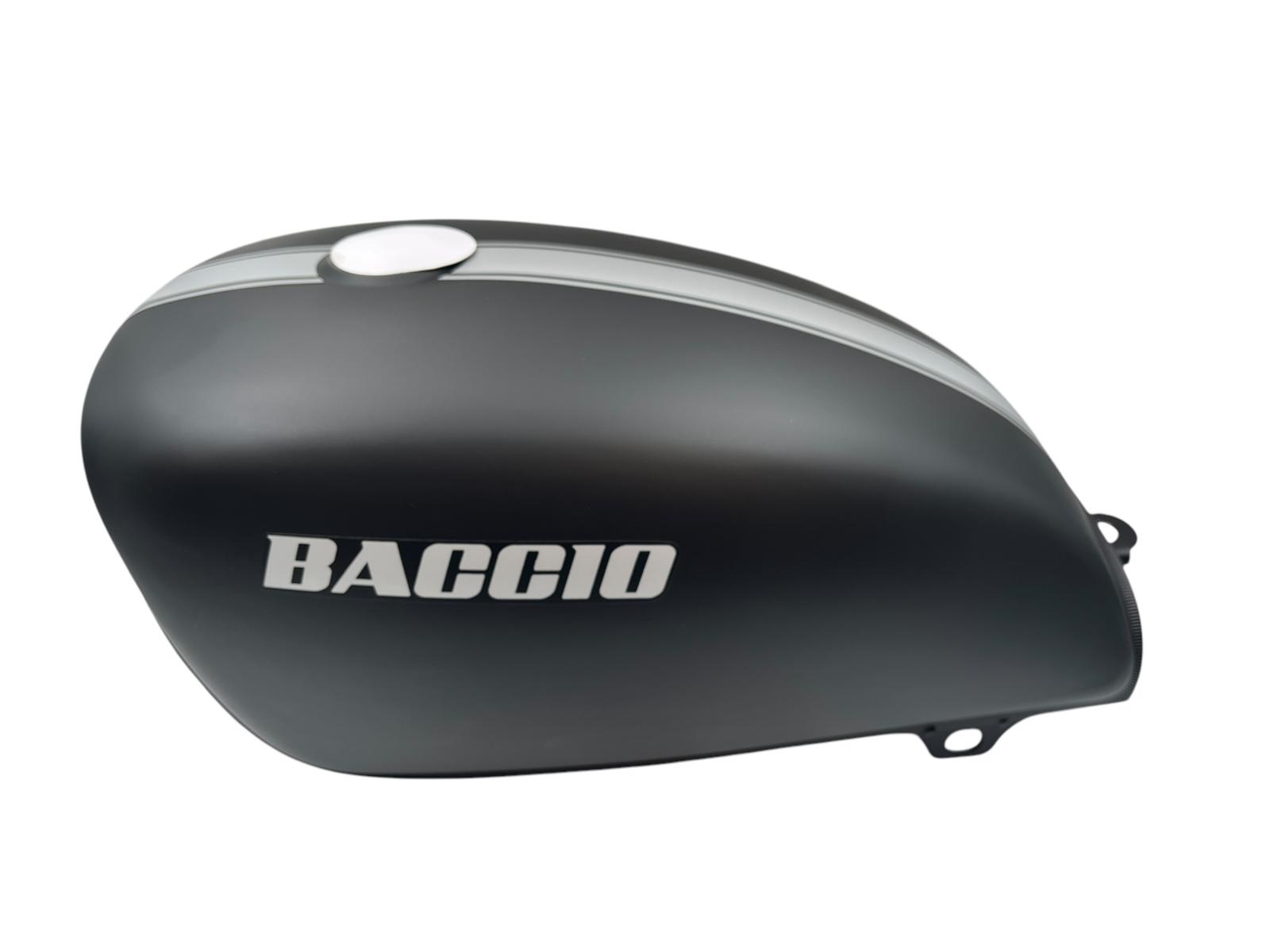 Tanque De Nafta Baccio Classic Retro Negro Mate - Motoshop Respuestos y ...