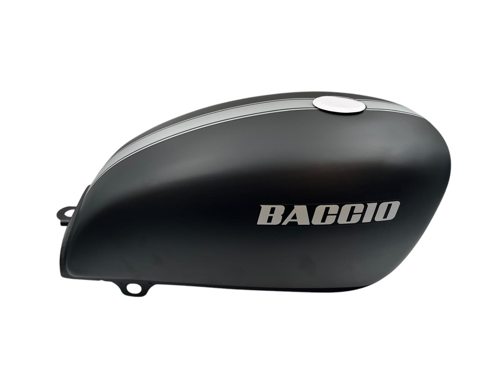 Tanque De Nafta Baccio Classic Retro Negro Mate - Motoshop Respuestos y ...